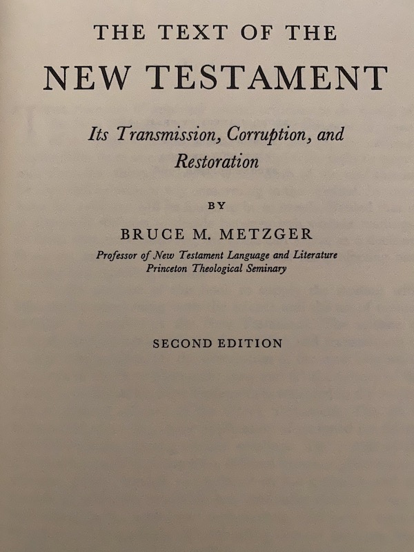 On The King James Only Movement, The Majority Text, And Text Criticism ...