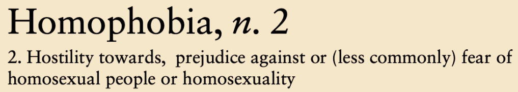 Straight Talk About Homophobia | The Heidelblog