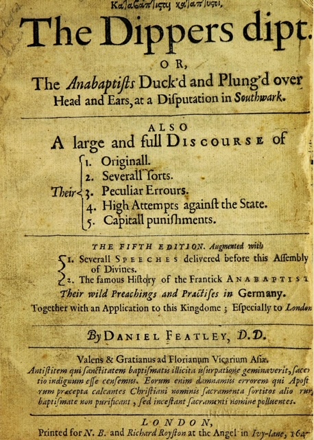 Featley: The Sweet Dipper (Part 1) | The Heidelblog